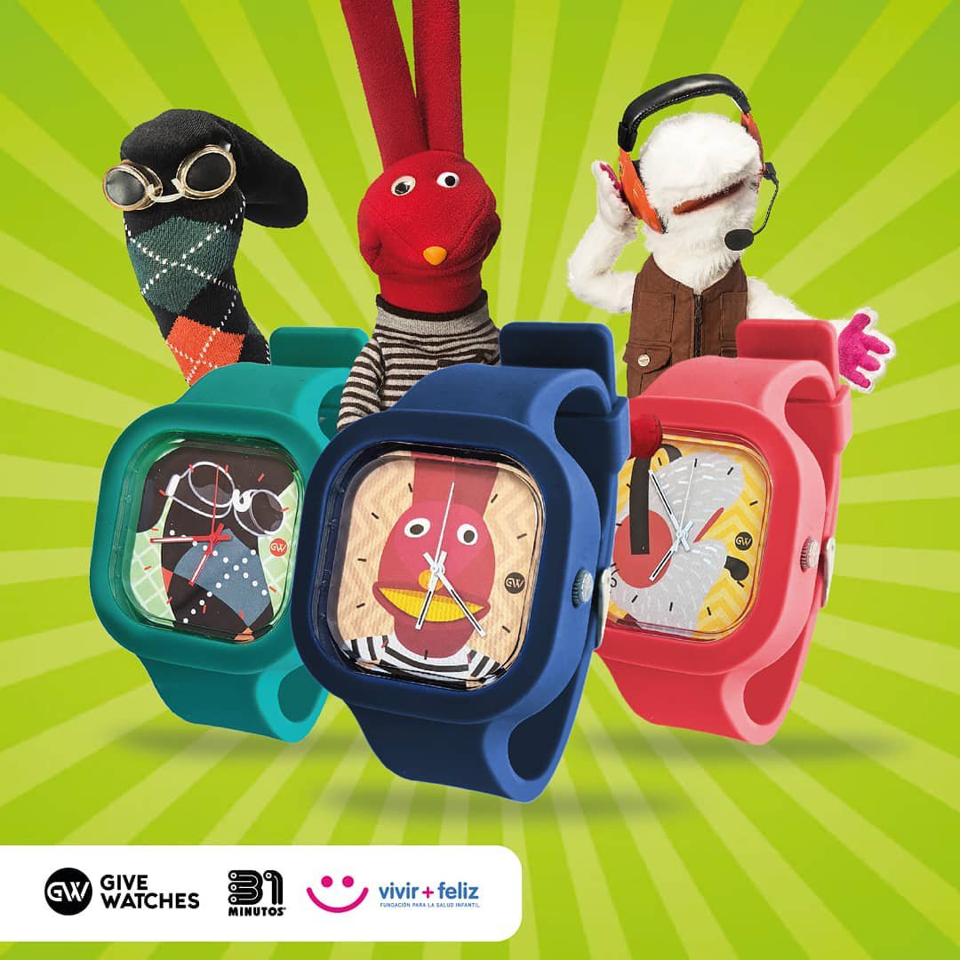 Personajes de '31 Minutos' lanzan su línea de relojes - Zombisnes